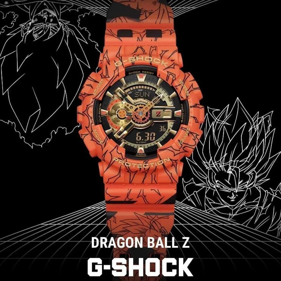 Casio G-Shock x Dragon Ball Z - GA110JDB-1A4 – Solestop.com