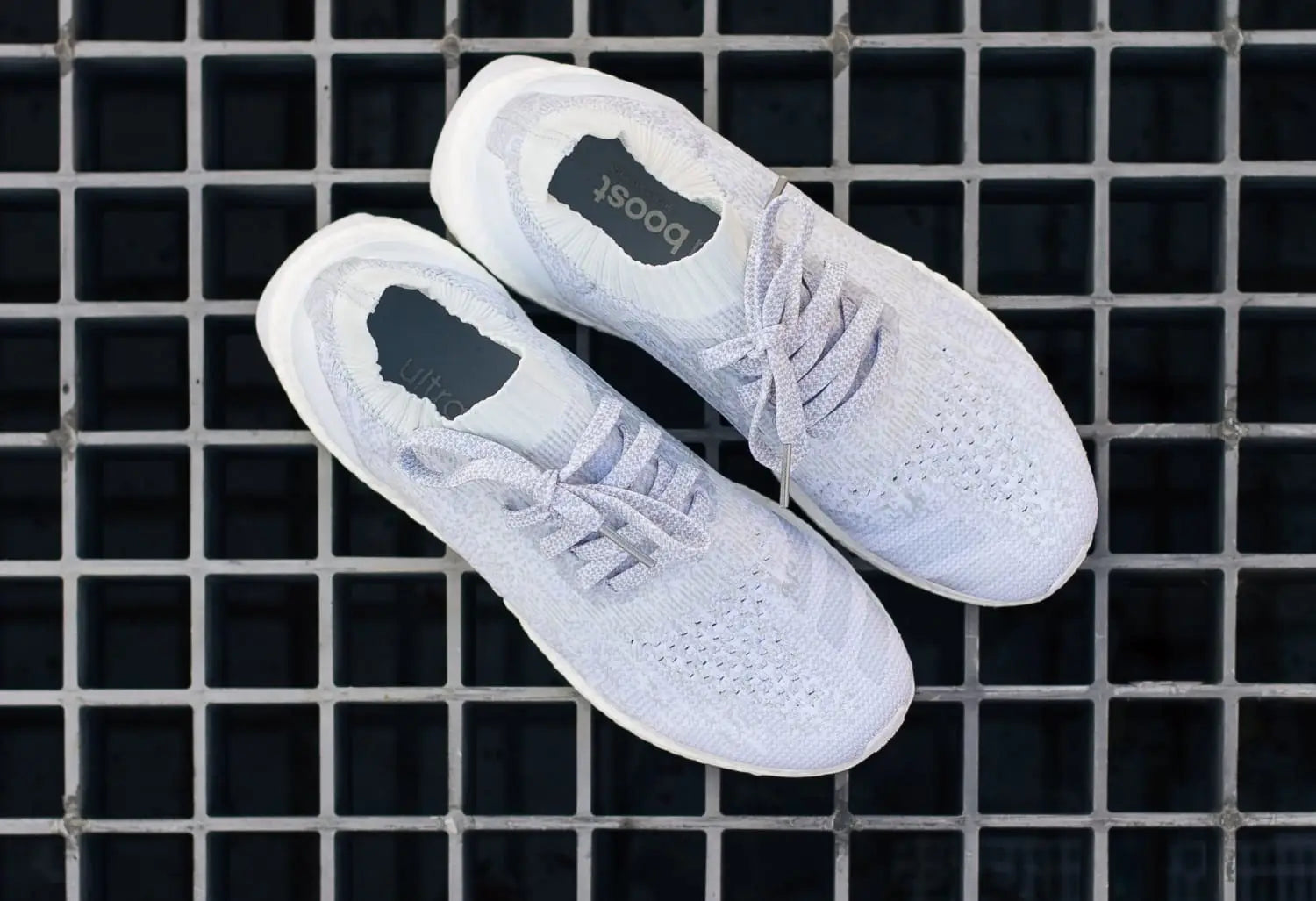 *RAFFLE* Adidas Ultra Boost Primeknit "Uncaged" Runner in Triple-White ...